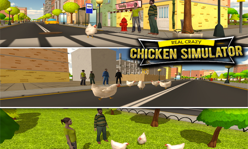 Crazy Chicken Simulator 3D:Amazon.de:Appstore for Android