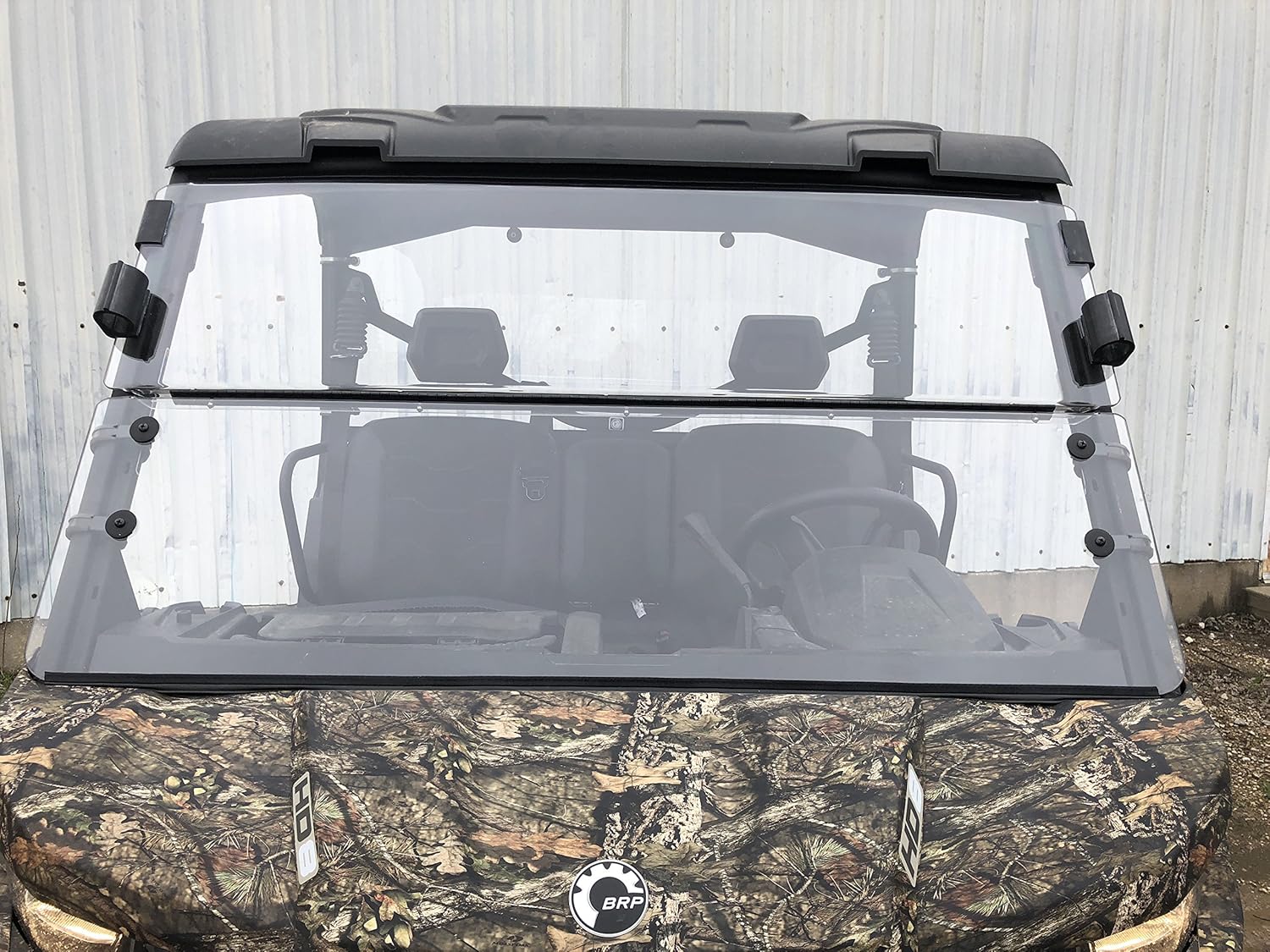 Motorcycle & ATV 2016-2019 CAN-AM DEFENDER 1/4 POLYCARBONATE FOLD DOWN ...