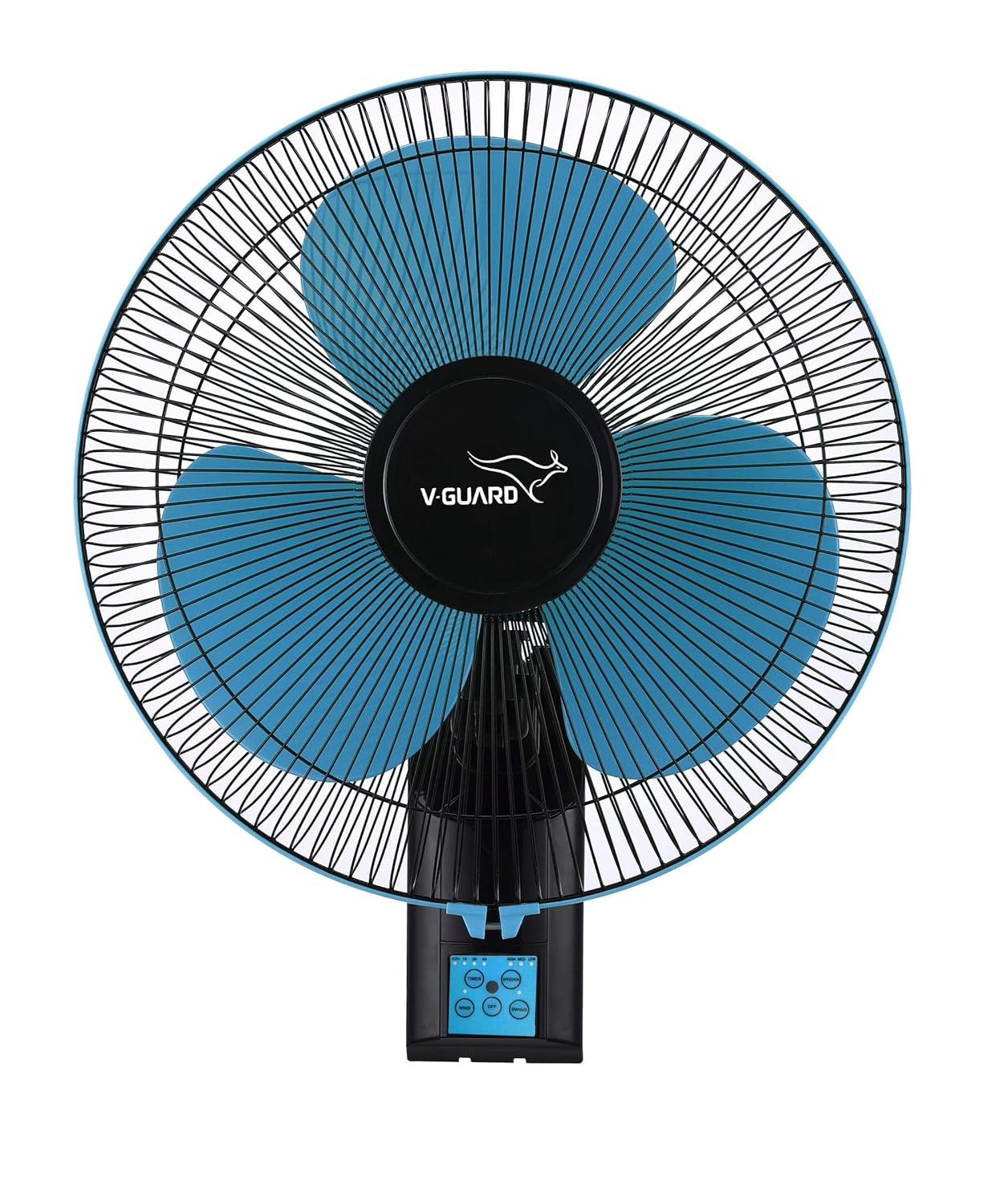 Buy V-Guard Esfera RW 16 Remote Wall Fan (RPM 1350; Blue, Black) Online ...