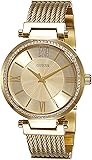 Guess Damen Analog Quarz Uhr mit Edelstahl Armband W1009L1: Amazon.de ...