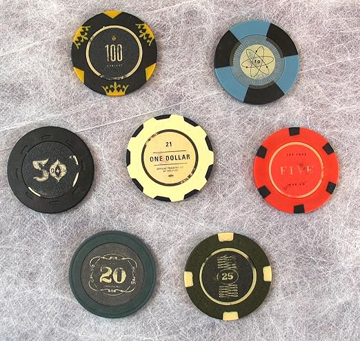 FALLOUT New Vegas Collector's Edition Lucky 7 Poker Chips by Obsidian ...