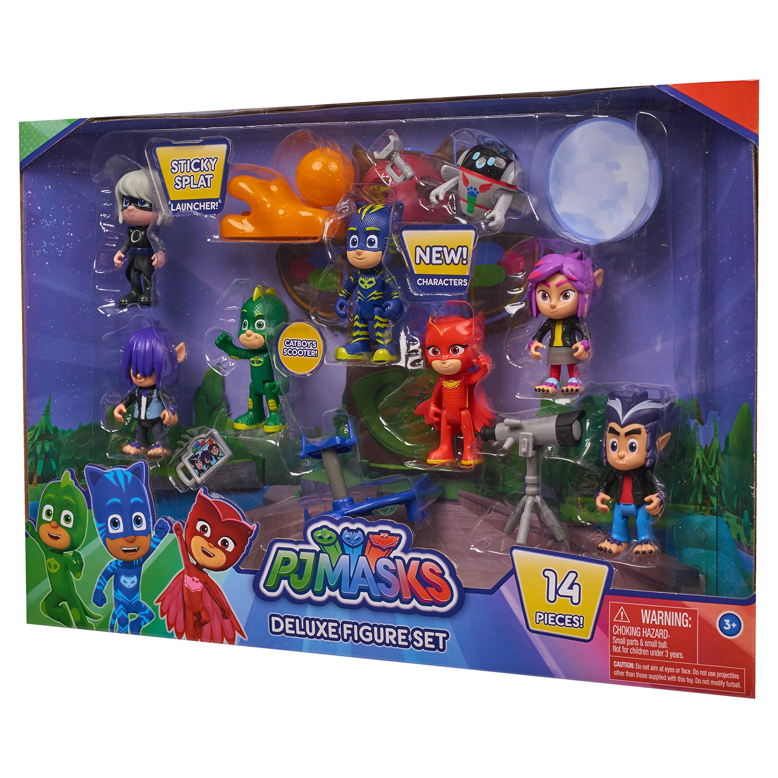 PJ Masks Deluxe 14 Piece Figure Set Amazon Price Tracker | Pricepulse