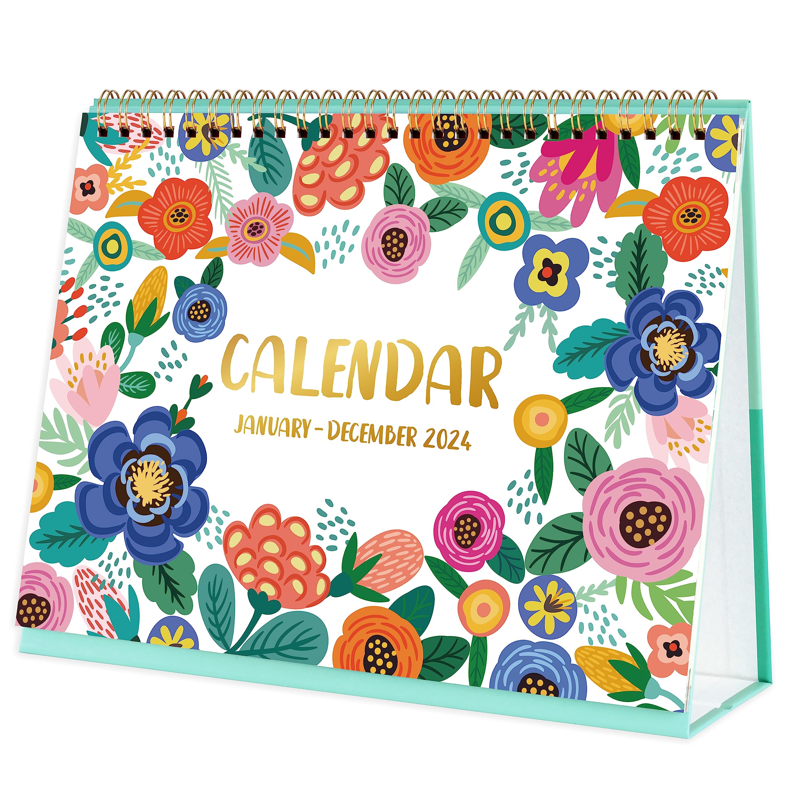 Mua 2024 Desk Calendar - Desk Calendar 2024, Standing Flip 2024 Desktop ...