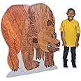 Amazon.com: Brown Bear Life-Size Cardboard Stand Up - Party Decor ...