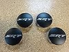 Mopar Dodge Challenger Charger Black SRT Wheel Center Cap Set of 4 OEM ...