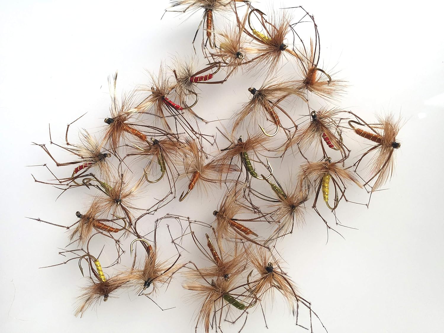 BestCity Fishing Flies DADDY LONG LEGS MEGAPACK 24 Flies Mixed Daddies ...
