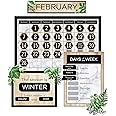 Amazon.com: Schoolgirl Style Simply Boho 85-Piece Classroom Calendar ...