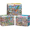 Amazon.com: Tooniverse Puzzles Name That Toon 3 Puzzle Bundle ...