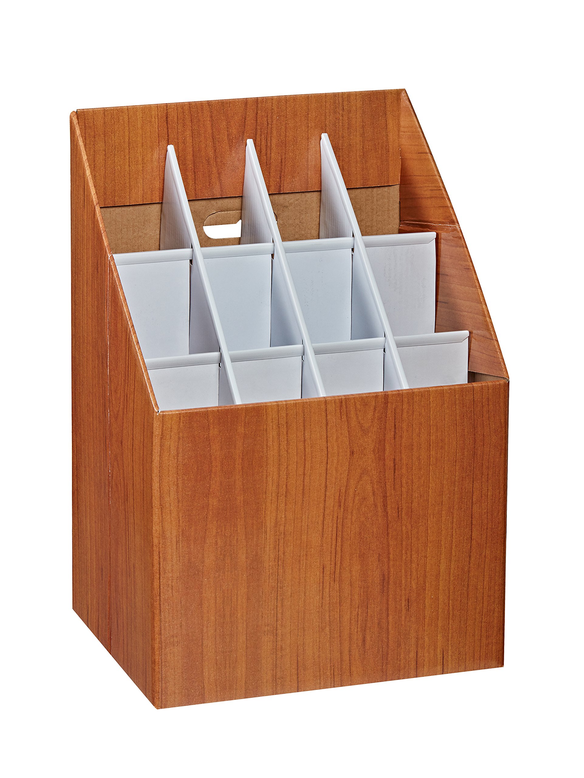 Adir Corp. 627 Upright Roll File Corrugated Box with 12 Slots