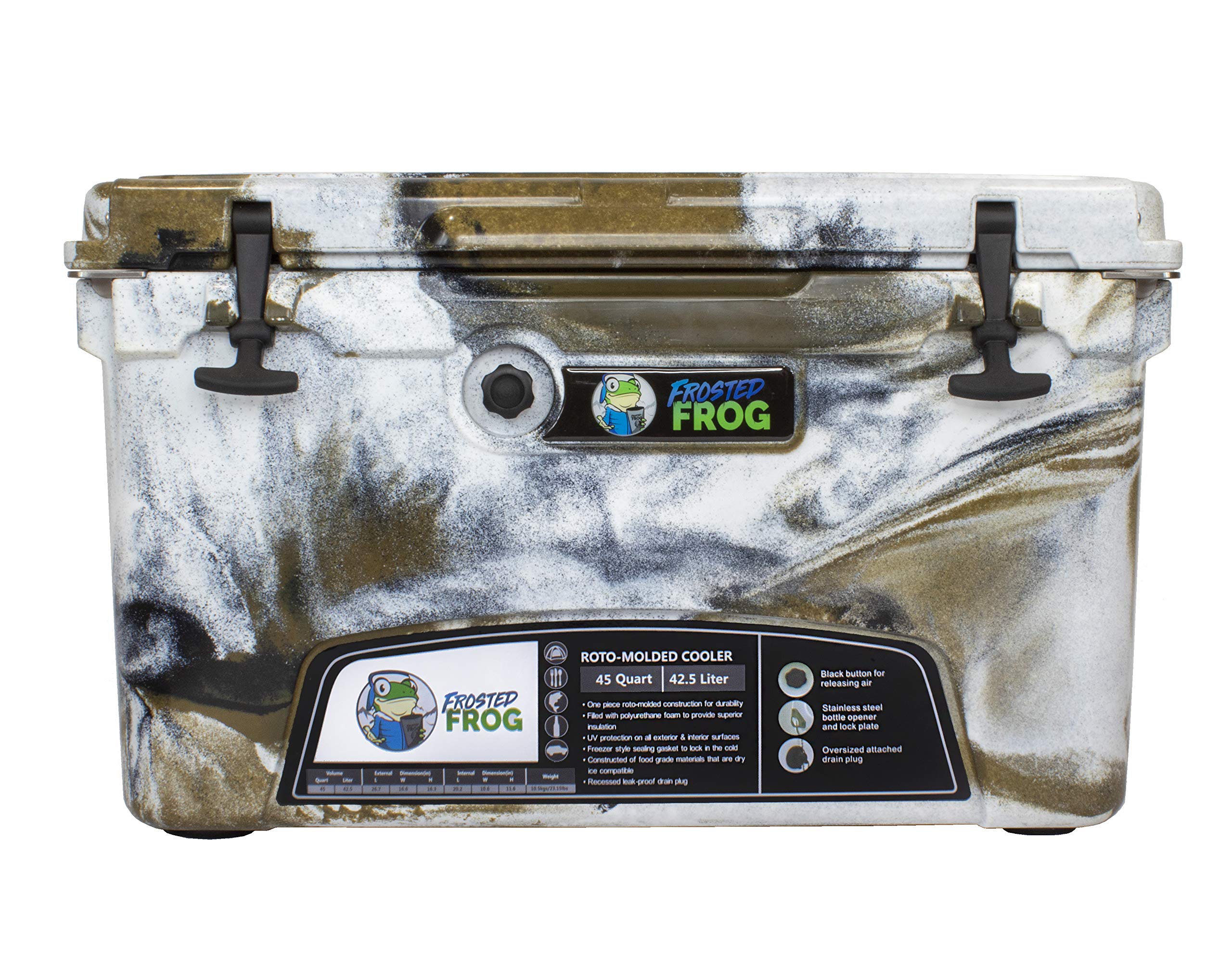 Buy Frosted Frog Desert Camo 45 Quart Ice Chest Heavy Duty High ...