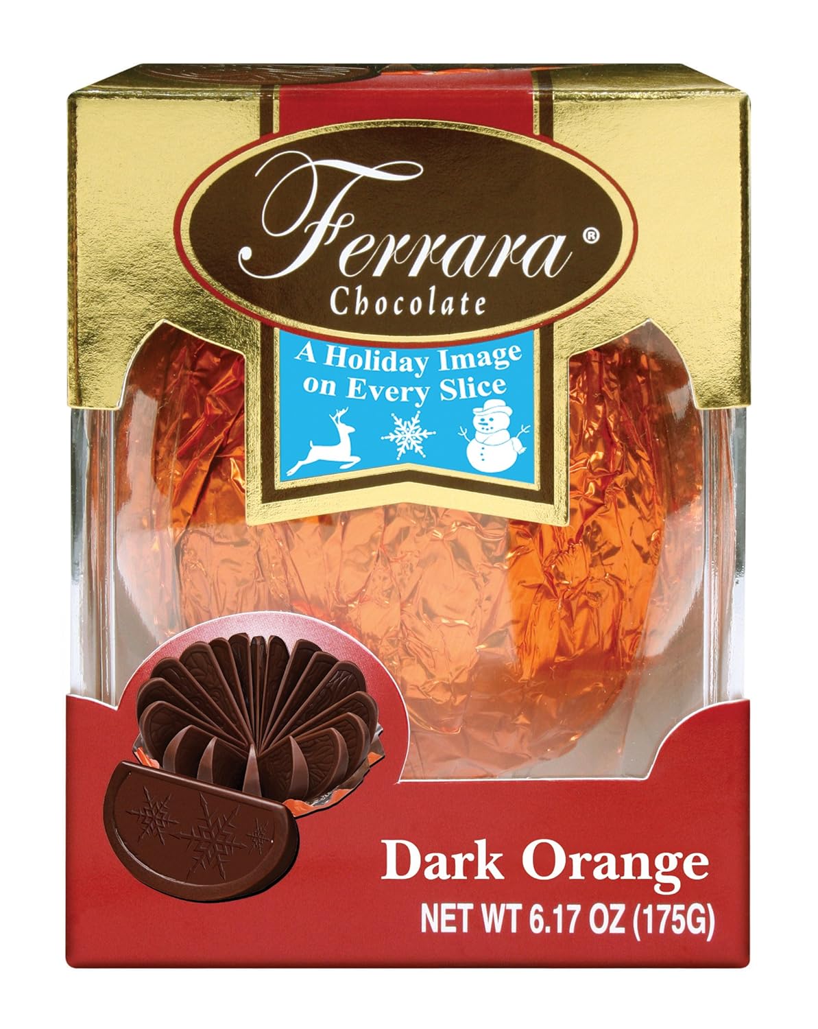 Amazon.com : Ferrara Candy Premium Dark Chocolate Orange Ball, 6.17 oz ...