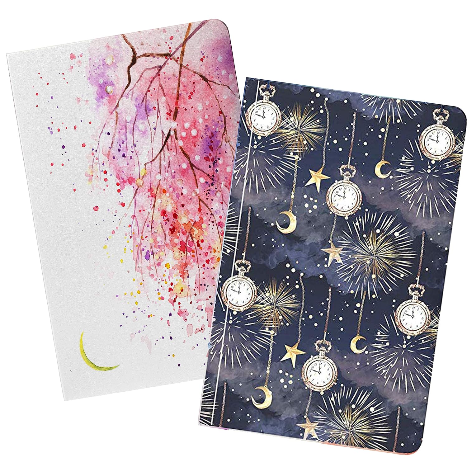 Lauret Blanc Combo Unruled Notebook Diary Journal- A5, 160 Plain Pages ...