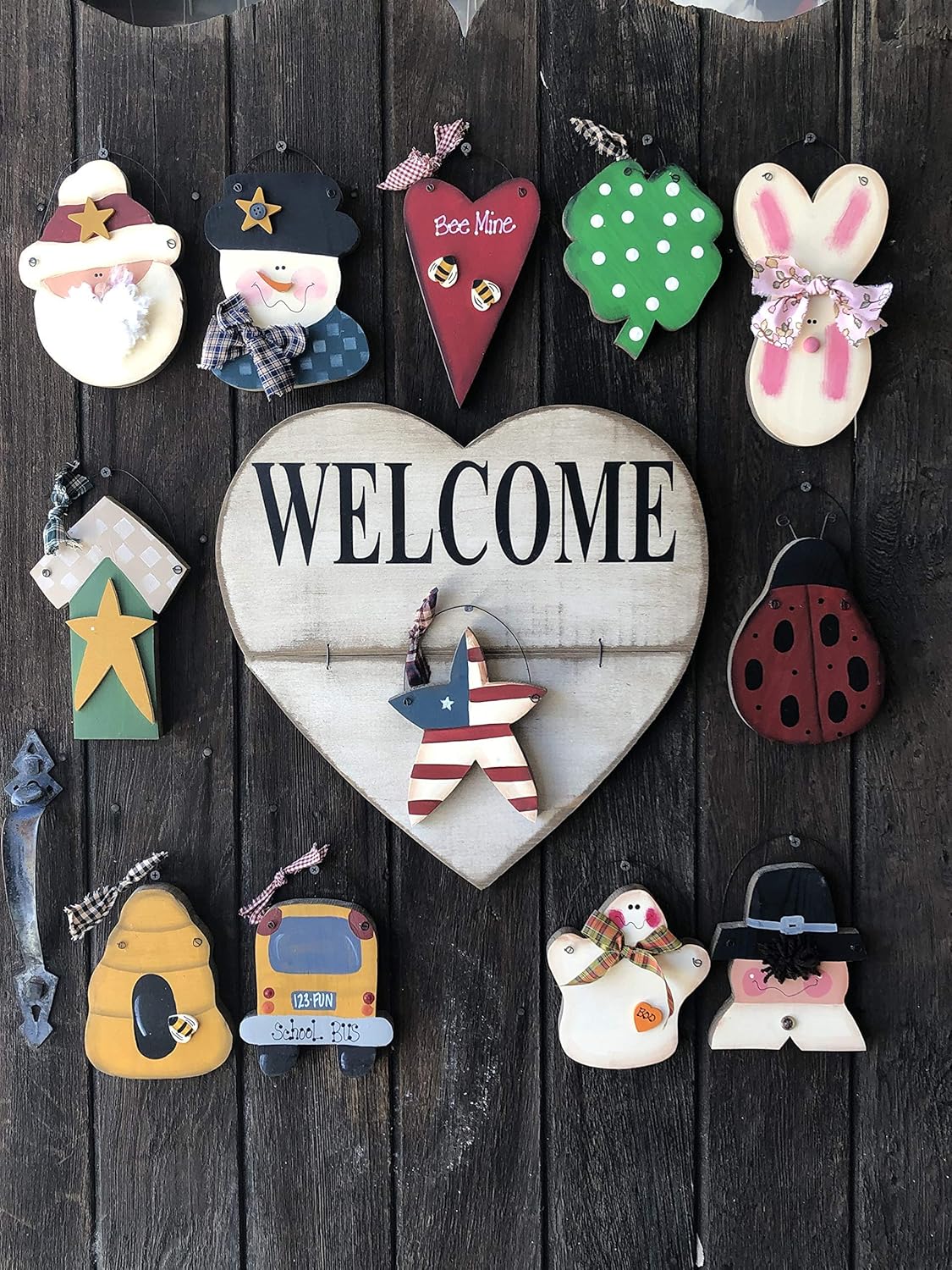 Amazon.com: Classic Interchangeable Welcome Sign: Handmade