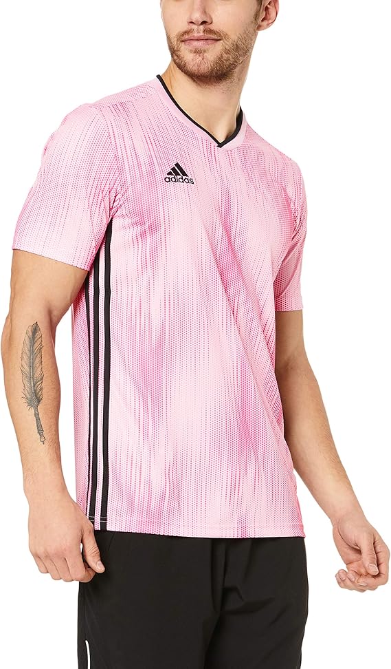 adidas Tiro 19 Jersey Maillot Homme True Pink/Black FR: S (Taille ...