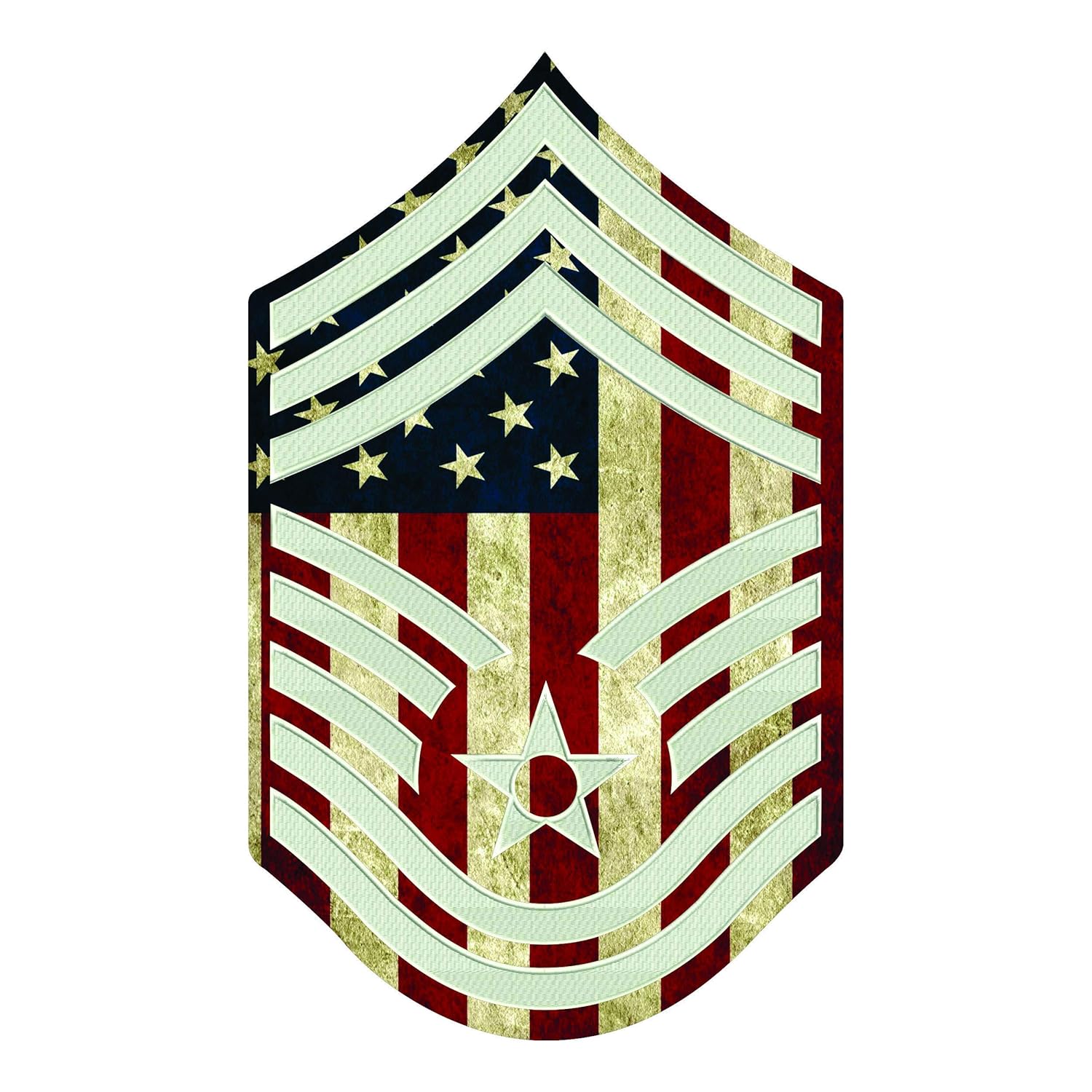 Amazon.com: Air Force Rank Wall Hanging - Air Force E-9 Rank Printed ...