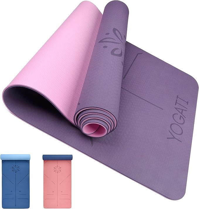 YOGATI - Tappetino Yoga Professionale. Tappetino Yoga Antiscivolo ...