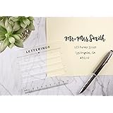 Alvin AL666 Lettering Guide & Rule Template: Amazon.co.uk: Office Products