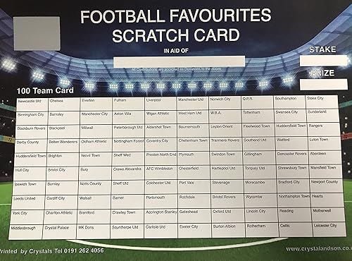 World Cup Football Scratch Cards 200 Teams x 10: Amazon.co.uk: Toys & Games
