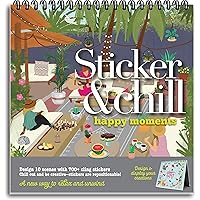 Amazon.com: Sticker & Chill Sticker Book for Adults – 700 ...