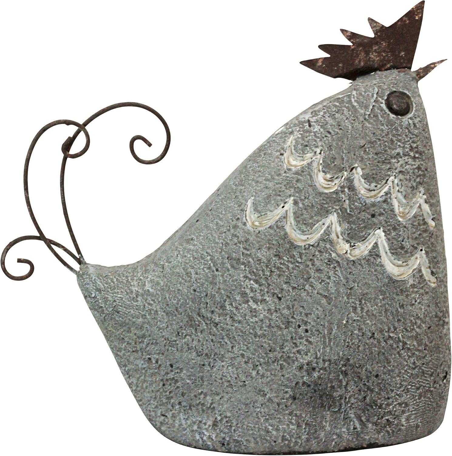 Design Toscano Attila The Hen Animal Statue, Grey Stone – BigaMart