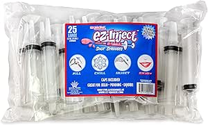 Amazon.com: Party Syringes Jello Shot, Pack of 25 - Large Syringe Prop ...