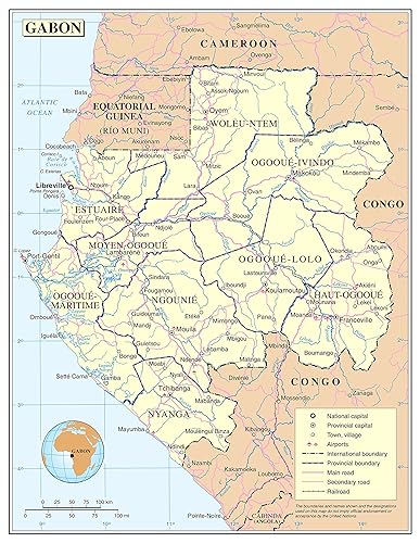 Palmetto Posters 24x31 Laminated Poster: Large detailed political and ...