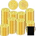 Amazon.com: Hanaive 100 Pcs Metal Pirate Coins Bulk Gold Fake Coins ...