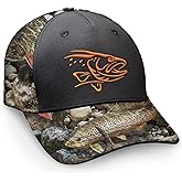 Amazon.com: Fishouflage Musky Fishing Hat – Driftwood Bay Camo Hat ...