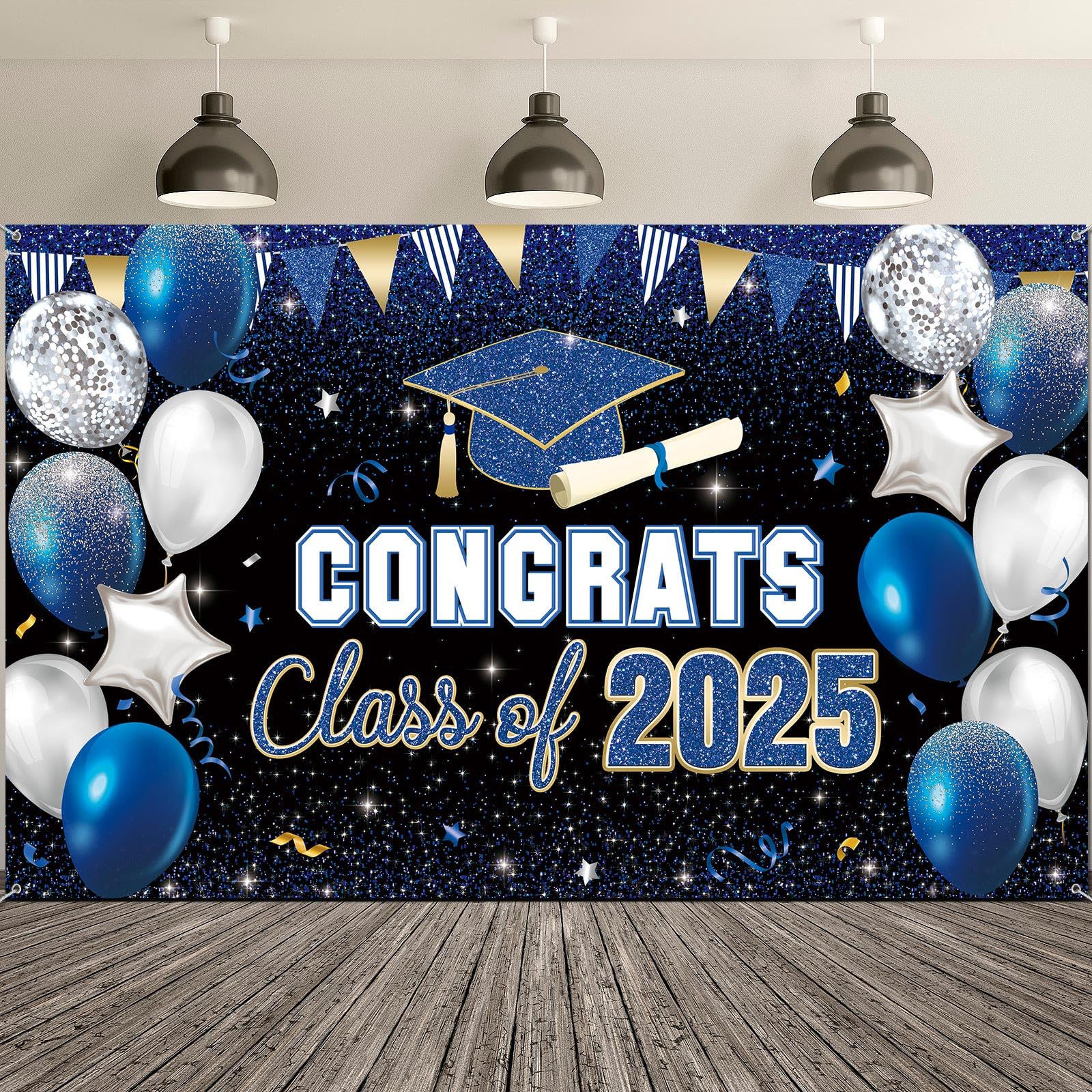 Tudomro 2025 Congrats Grad Backdrop for Class Graduation Photography ...
