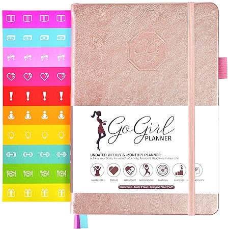 GoGirl Planner and Organizer for Women - Pocket Size Weekly Planner ...