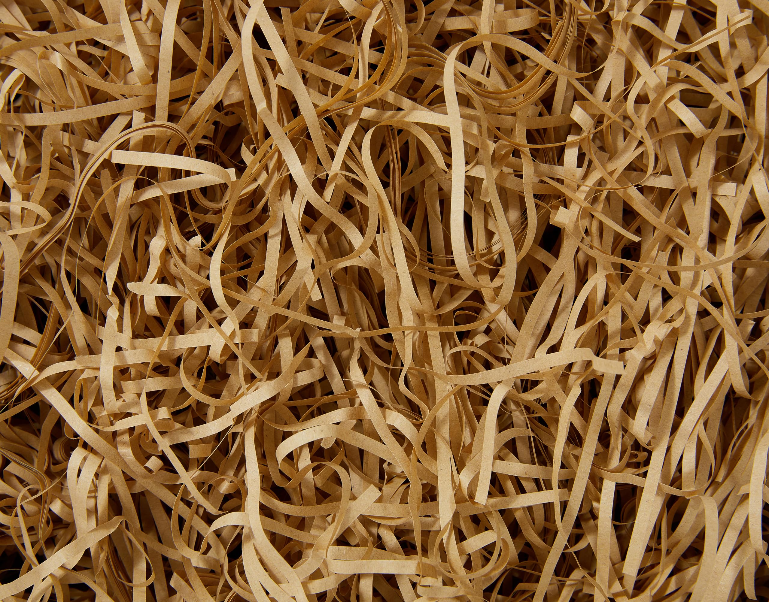 SANSAM Cut Paper Shred Filler, 1.1 LB Kraft Brown Conffetti Hamper ...
