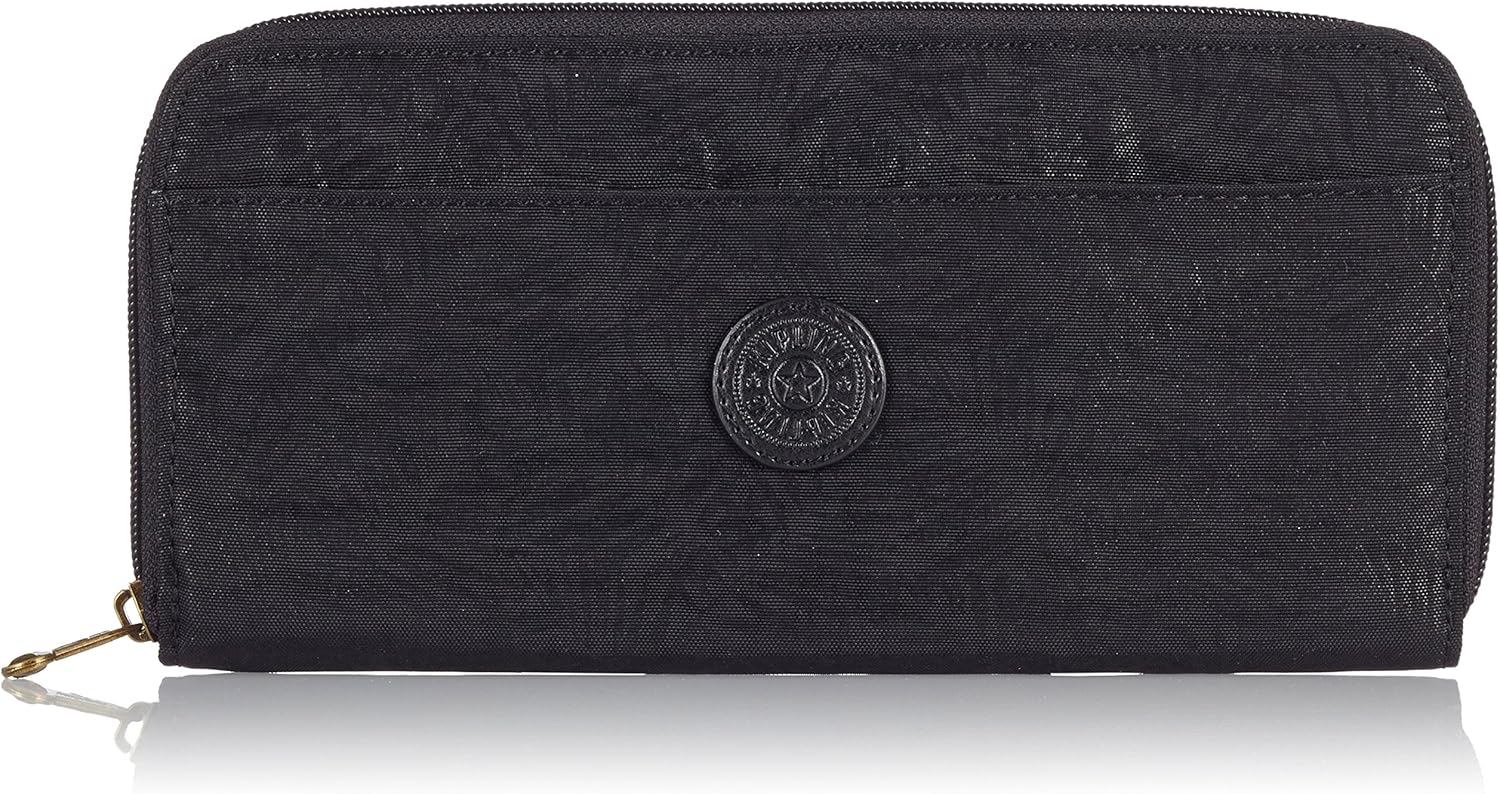 Kipling - TRAVEL DOC - Portefeuille travel doc - Black Leaf - (Noir ...