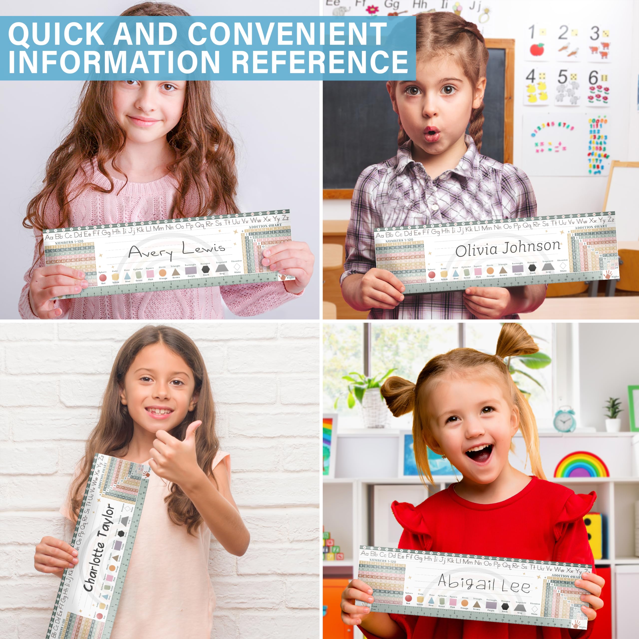 Mua 30 Retro Boho Desk Name Tags for Classroom (17x4) - Traditional ...