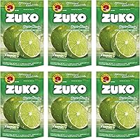 Amazon.com: Zuko Lime-Limon Instant Powder Drink | Family Pack | No ...