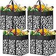 Amazon.com: WOWBOX Reusable Grocery Bags Foldable Tote Bags bulk with Reinforced Handles ...