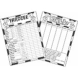 Amazon.com: Laminated Yard Farkle Scorecard, with Instructions, for ...