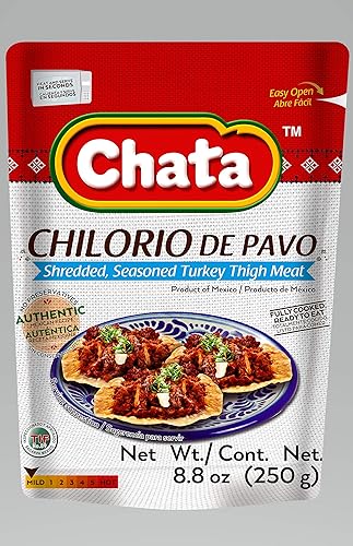 Amazon.com : Chata Turkey Chilorio Seasoned Shredded Turkey Chilorio de ...