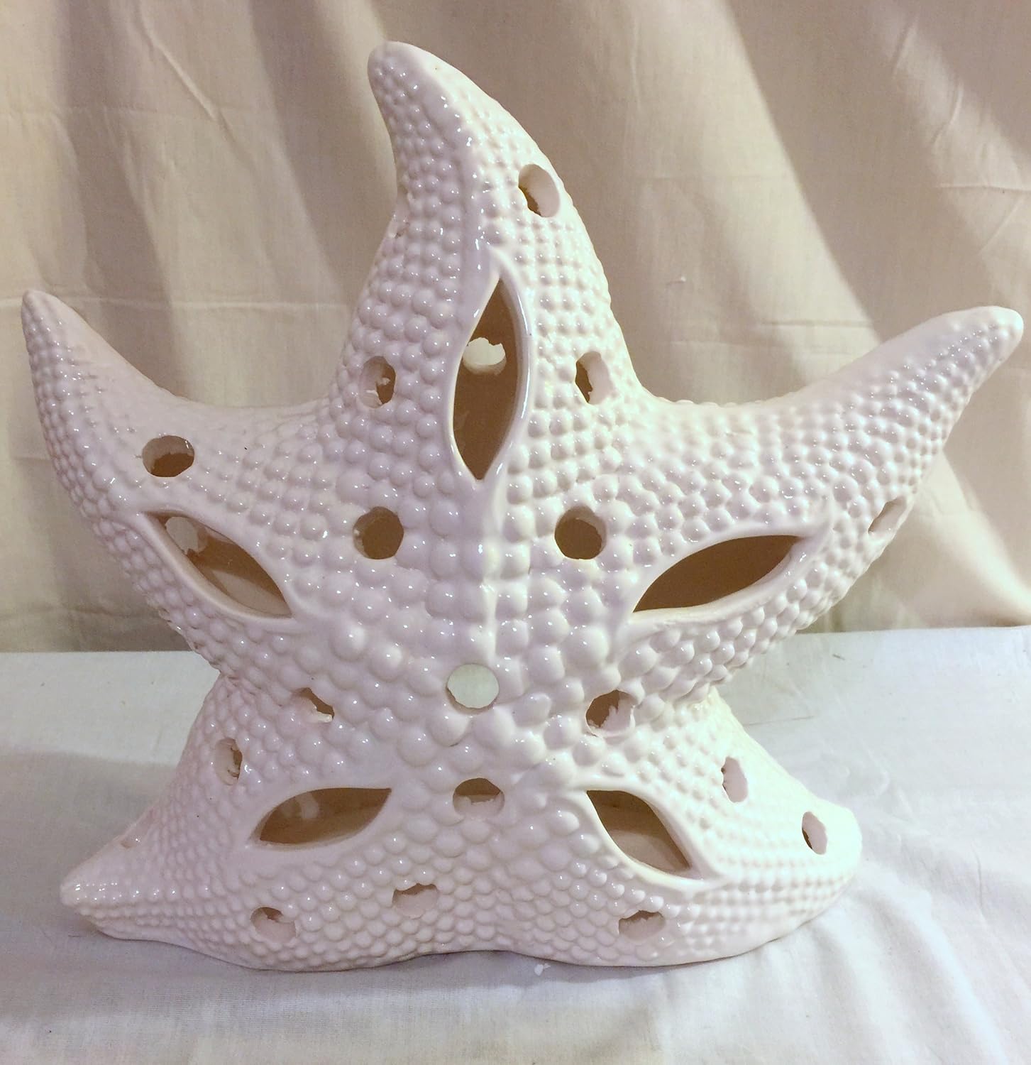 Amazon.com: New Large Unique 12" Sea Star Starfish Candle Holder ...
