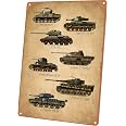 Amazon.com: Wallors Military Decor Vintage ww2 Tanks Cool Gifts for Men ...