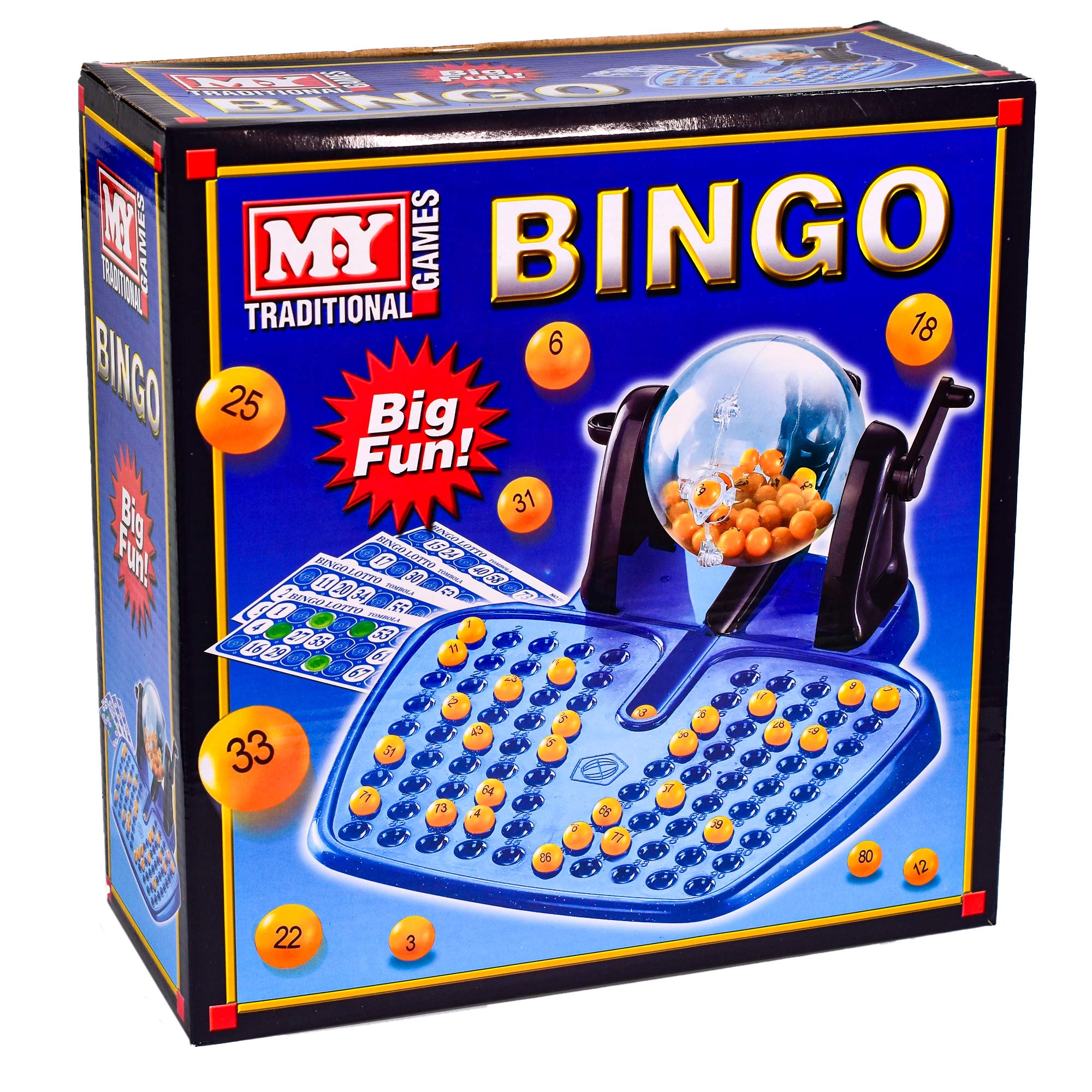 Mua M.Y Traditional Bingo Game - Complete with Bingo Balls Dispenser ...