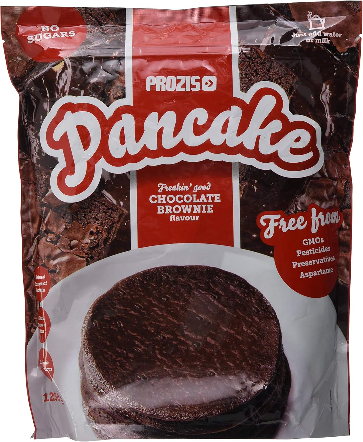 Prozis Pancake 1250 g, Brownie al Cioccolato: Amazon.it: Salute e cura ...