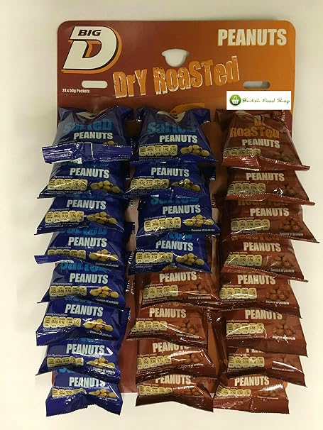 Big D Pub Nuts - BFS Original Mixed Pub Snack Cards Salted Dry Roasted ...