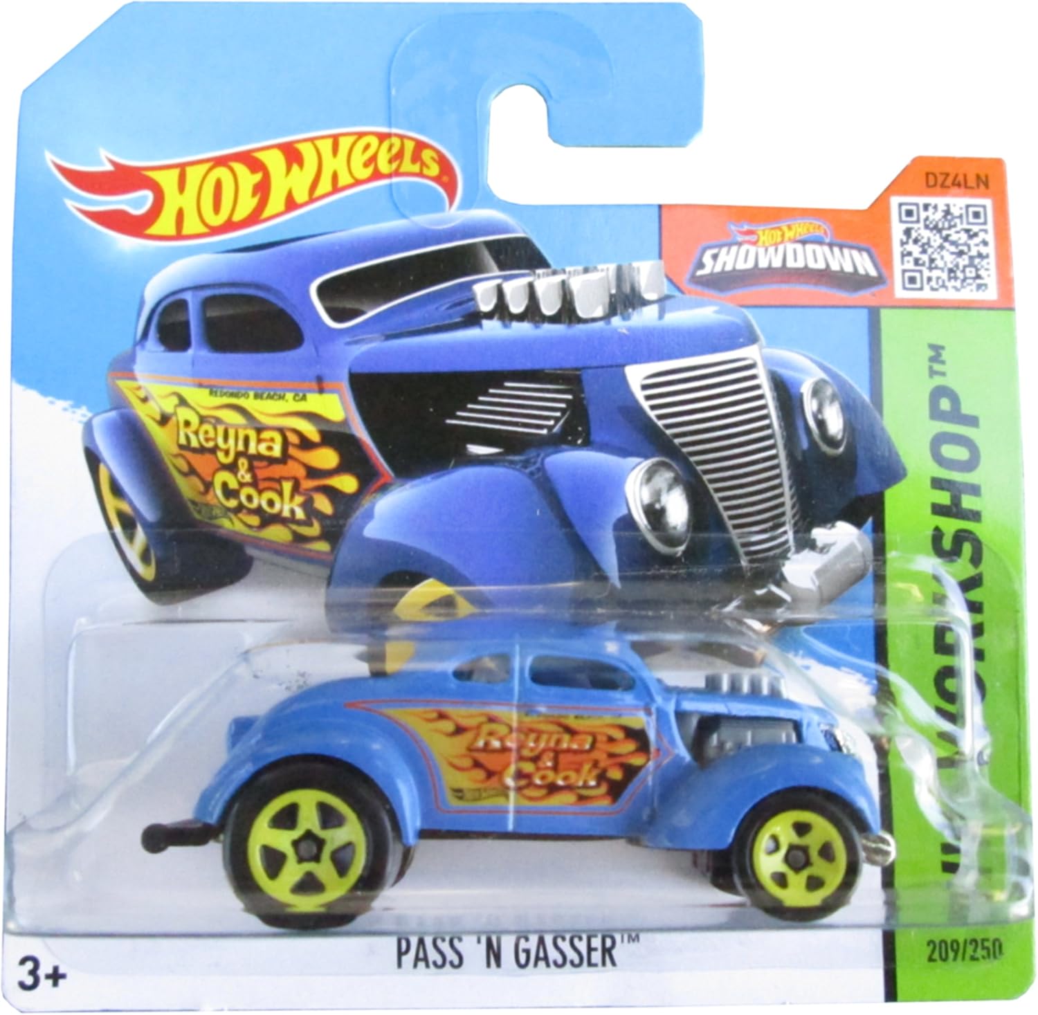 Hot Wheels HW Workshop 209/250 Blue Pass ‘N Gasser on Short Card by Hot ...
