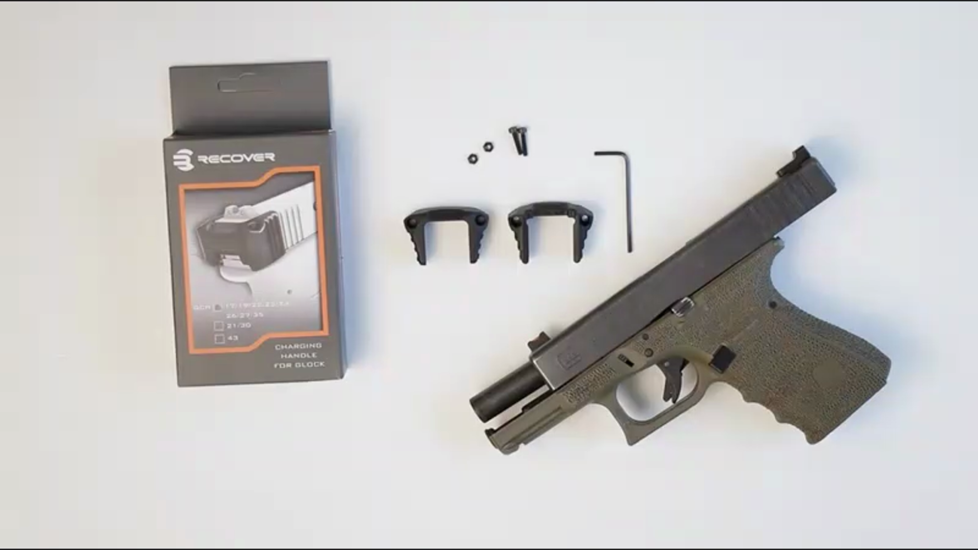 Watch Glock Charging Handle Usage and Simple No Mod Installation on ...