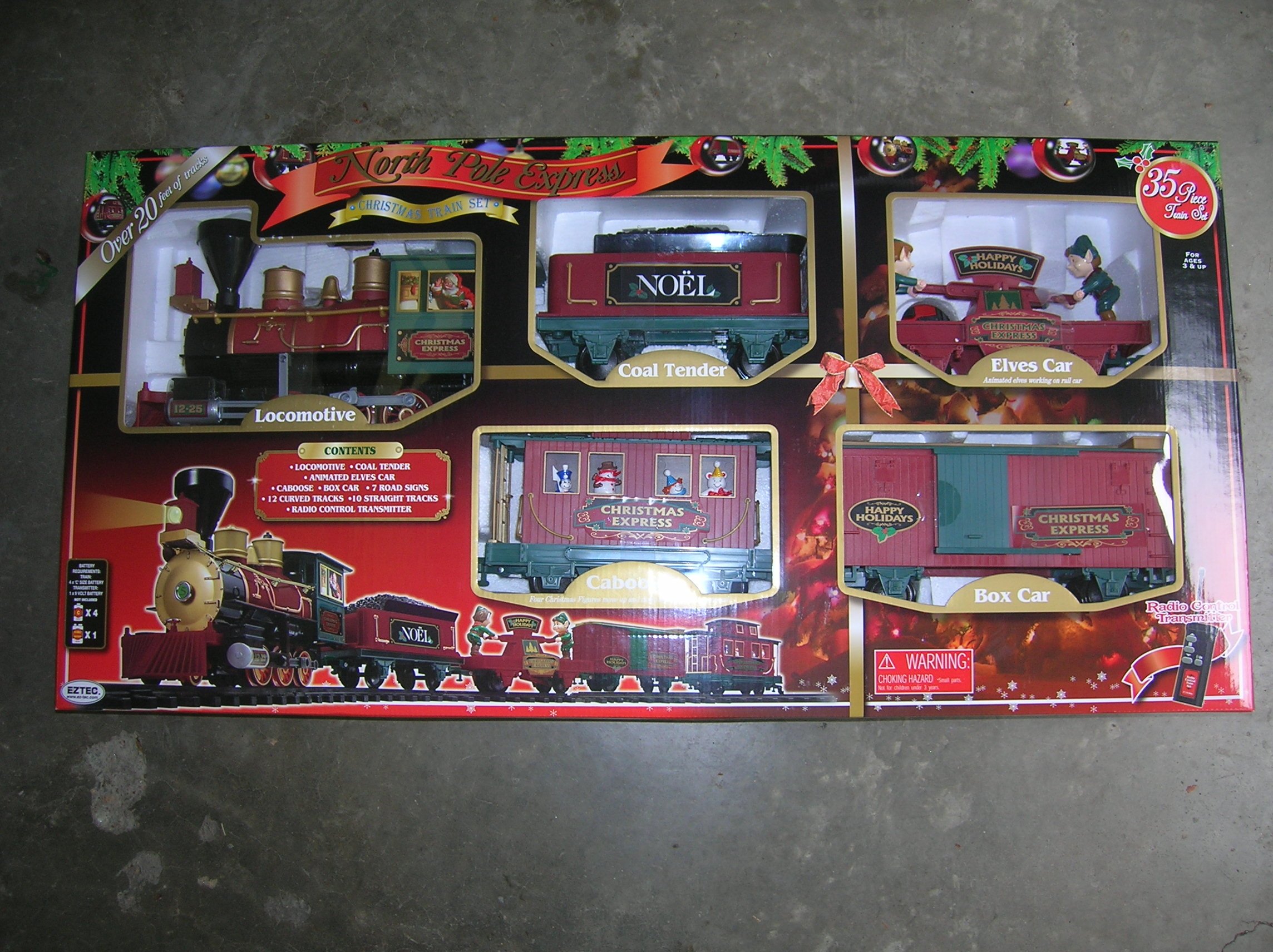 Remote Control North Pole Express Christmas Train Set at Mark Reina blog