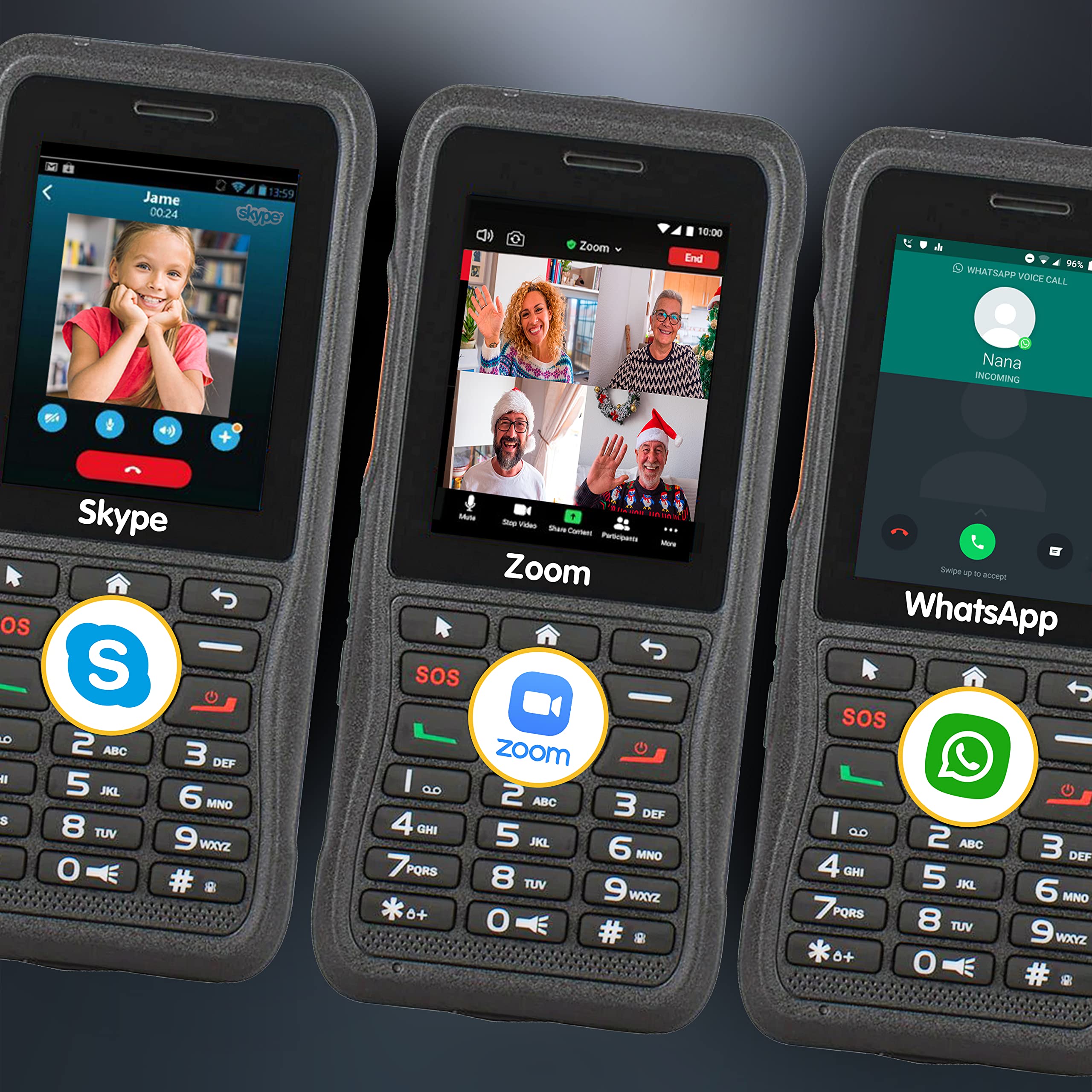 Mua VOICEPING P-one: Unlocked Android Cell Phone for Seniors. Extended ...