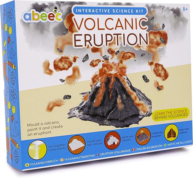abeec Volcanic Eruption Interactive Science Kit - Make Your Own Volcano ...