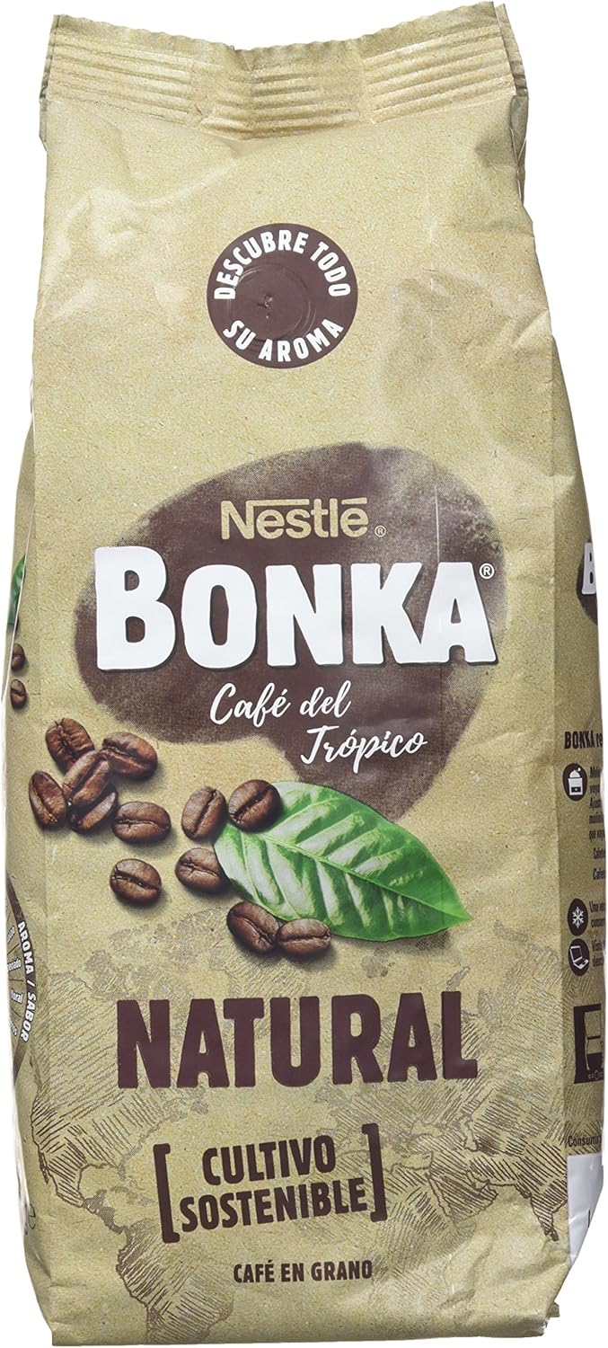 Bonka - Café Tostado Grano Natural - 500 g: Amazon.es: Alimentación y ...