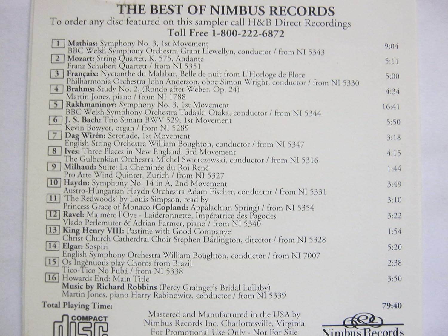 - Express Music The Best of Nimbus Records Sampler - Amazon.com Music