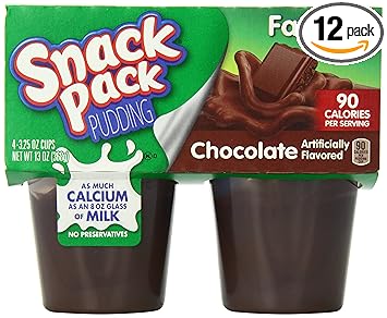 Snack Pack Fat Free Chocolate Pudding Nutrition Facts | Besto Blog
